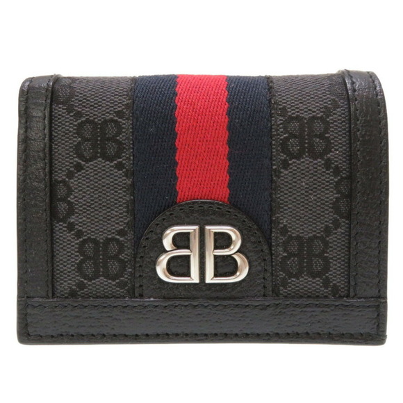 Gucci | Accessories | Gucci X Balenciaga The Hacker Canvas Leather Gray ...